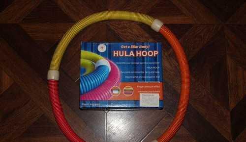 Гибкий гимнастический полимерный обруч hula hoop