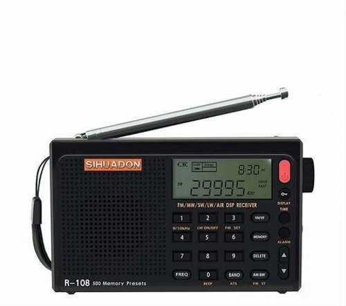 Всеволновый радиоприемник Sihuadon R-108 black