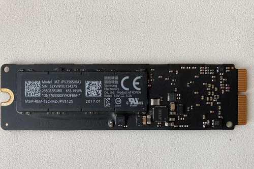 Оригинальный SSD Apple Samsung 256GB MZ-JPV256S