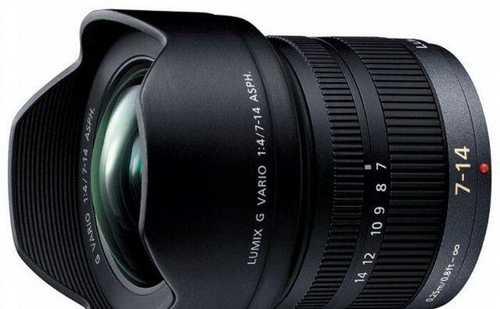 Объектив Panasonic 7-14mm f/4.0 Aspherical H-F0070