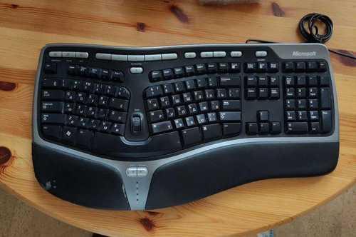 Эргономичная клавиатура Microsoft Natural Ergonomi