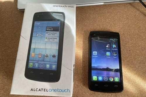 Alcatel One Touch 992d на 2 сим (работает)