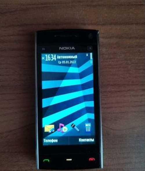 Смартфон Nokia X6-00 8Gb Blue