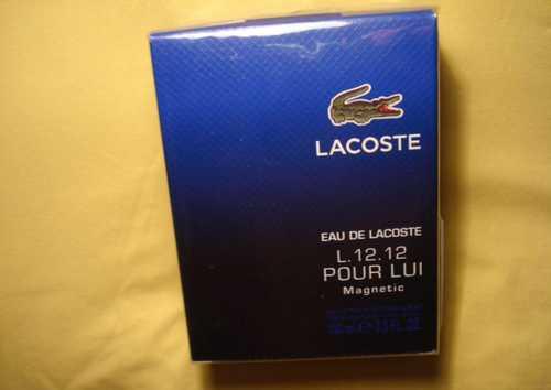 Парфюме eau de Lacoste Синий мужской 100мл