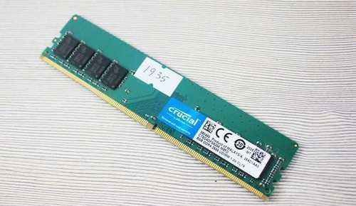 Оперативная память DDR4 8 GB 2666 MHz Crucial