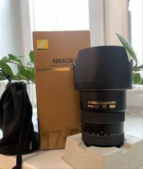 Объектив Nikkor AF-S DX 17-55mm f/2.8