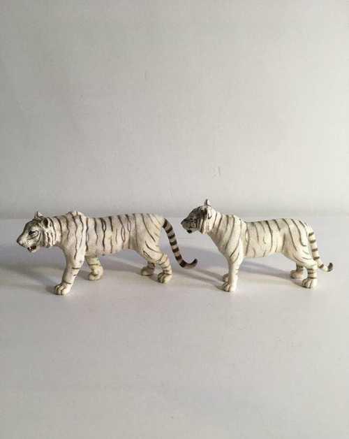 Фигурки белые тигры, рысь Schleich