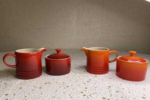 Le creuset сахарница и сливочник