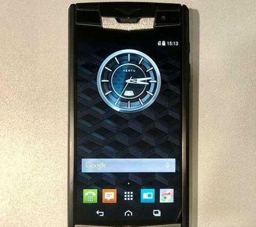 Телефон Vertu signature touch pure JET alligator d