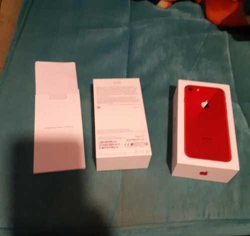 Коробка iPhone 8 red 64 gb