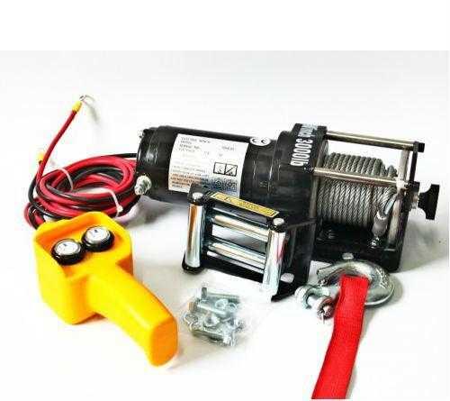 Лебёдка ATV Electric Winch.12V. 3000 LBS / 1361кг