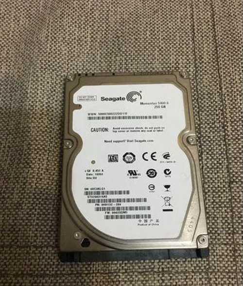 Seagate 250 гб 2.5" (ST9250315AS)