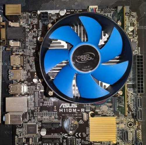 Сборка Core i3 7100+Asus H110M-R+DDR4 Samsung 4Gb