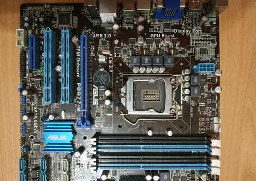 Asus P8Q77-M на LGA1155, гарантия
