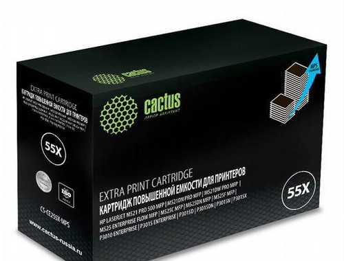 Картридж Cactus Black CS-CE255X-MPS