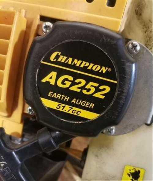 Мотобур бензиновый champion AG252 бу