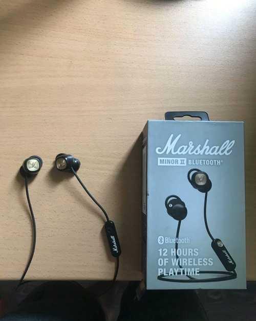 Bluetooth наушники marshal minor II