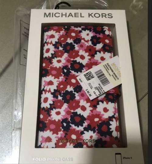 Чехол-книжка для Apple iPhone X Michael Kors