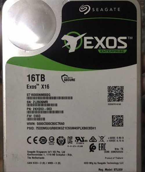 Seagate Exos 16 TB