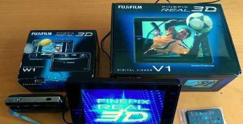 3D Fujifilm:стереофотоаппарат Real W-1+карта 16Gb