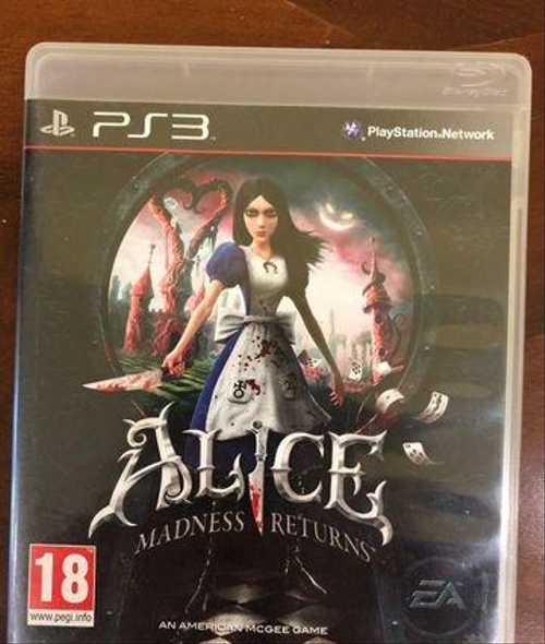 Игра Alice Madness Returns для PS3