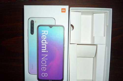 Коробка от Redmi Note 8 Moonlight White 128 GB