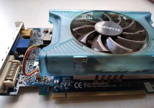 Видеокарты Gigabyte gt220 1gb GeForce 8600GT 512Mb