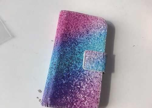Чехол-книжка на iPod touch 5/6, цвет переливающийс