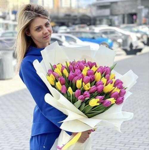 Тюльпаны букет цветов с доставкой