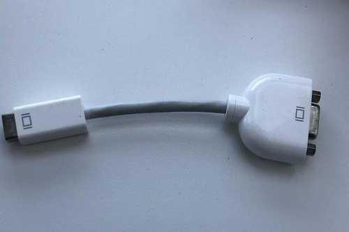 Адаптер переходник Apple Mini DVI to VGA M9320G/A