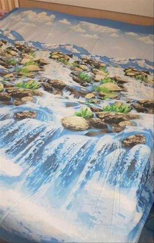 Ткань 3d на постельное белье водопады