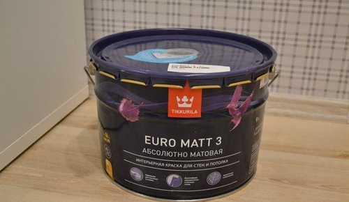 Euro matt 3. Краска TVT x449 Euro Matt Энки. Краска Euro Matt 3 - 9 литров.