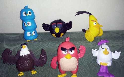 Игрушки Angry Birds из Burger King