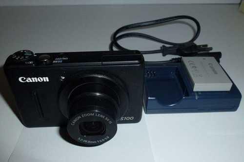 Цифровой фотоаппарат Canon Powershot S100