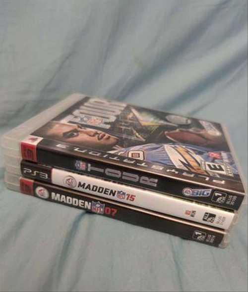 Madden 15, NFL tour,Madden 07 для ps3 (лотом)