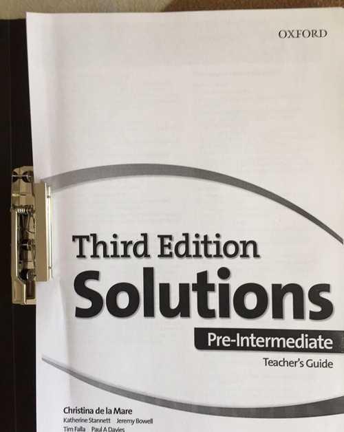Solutions: pre-Intermediate. Solutions pre-Intermediate 3rd Edition. Solutions Intermediate 3rd Edition. Solutions pre-Intermediate 3rd Edition teacher's book.