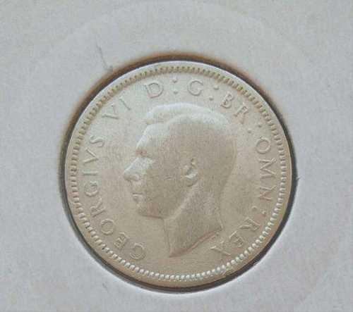 Серебряная монета Великобритании