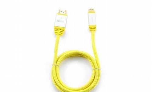 Кабель hdmi- minihdmi Konoos 1м v1.4 19M/19M алюми