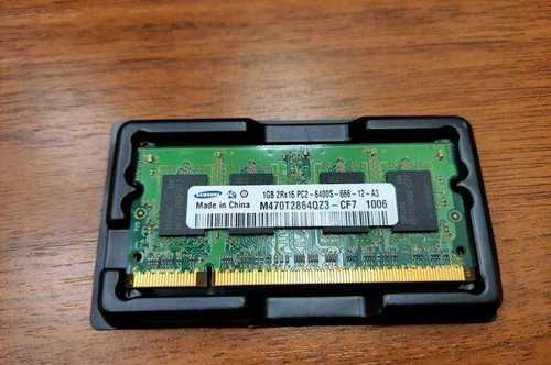 Оперативная память Samsung sodimm DDR2 1Gb