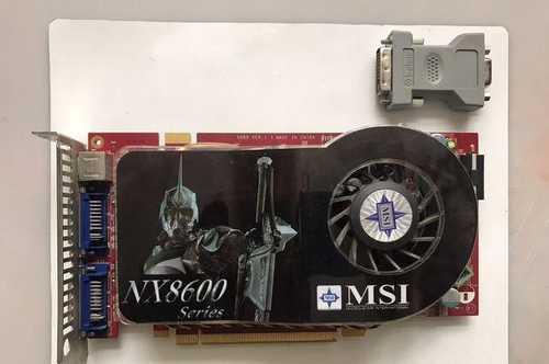 Видеокарта msi geforce nx8600gts 256mb