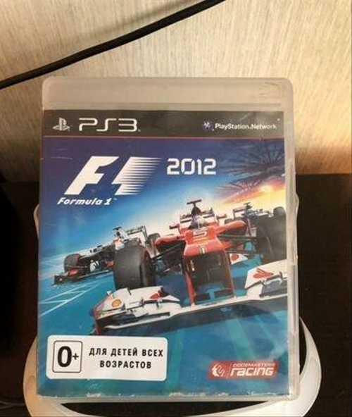 Игра для playstation ps3 F1 2012