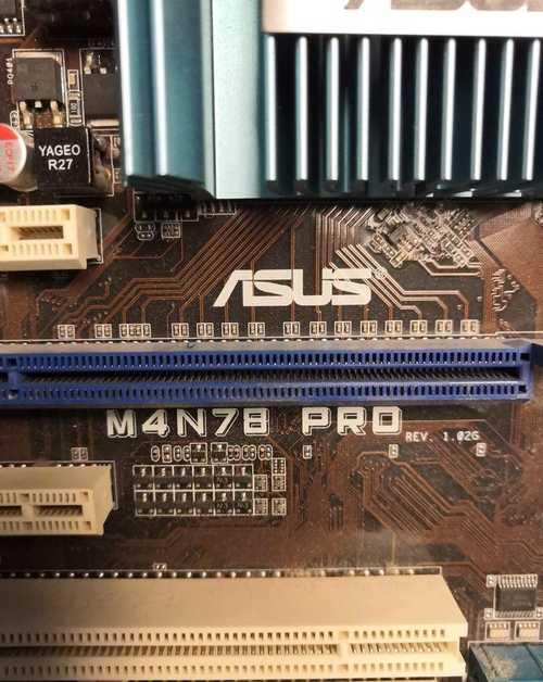 Материнка asus M4N78 PRO