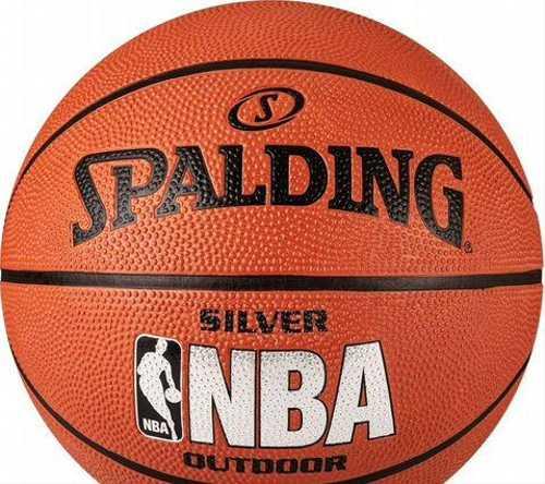 Баскетбольный мяч Spalding Nba Silver, размер: 5