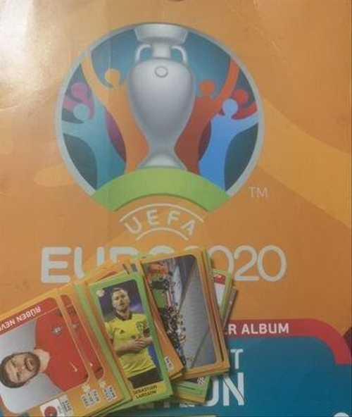 Наклейки panini euro 2020