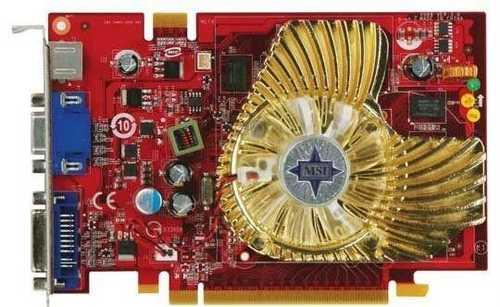 Видеокарта MSI GeForce 8600 gt pci-E 256Mb