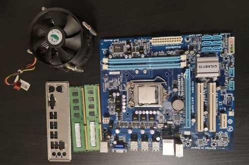 Процессор i3 550 + Gigabyte GA-H55M-D2H + 4Gb