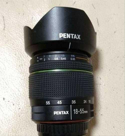 Объектив Pentax-DA 1:3.5-5.6 18-55mm AL WR