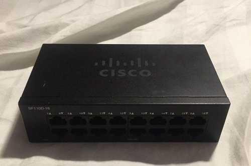 Свитч (хаб) Cisco SF110D-16