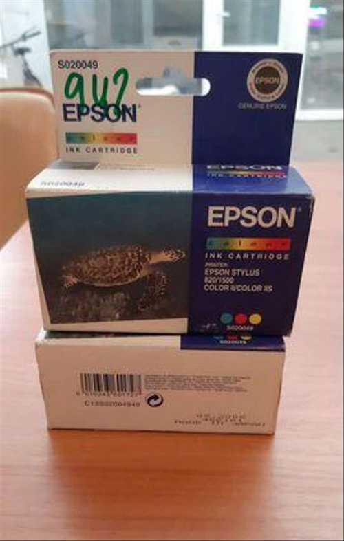 Новый оригинальный картридж epson S020049