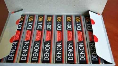 Аудиокассеты Denon DX1/90, новые